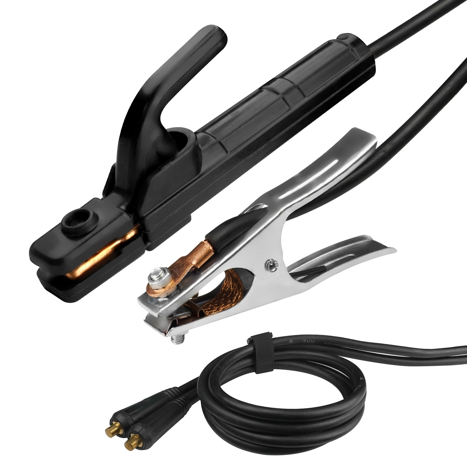 Welding Electrode Holder Stick Copper Plier Ground Clamp MMA Mini ...