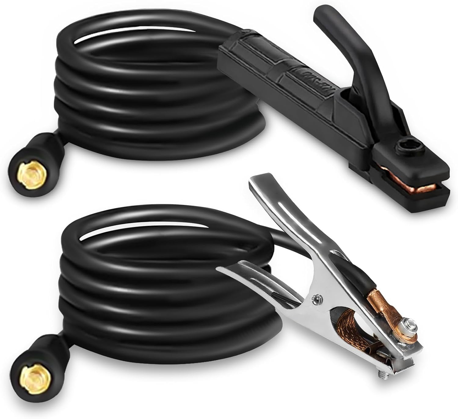 SSIMDER Welding Electrode Holder Lead MMA ARC Stick Welding Ground ...