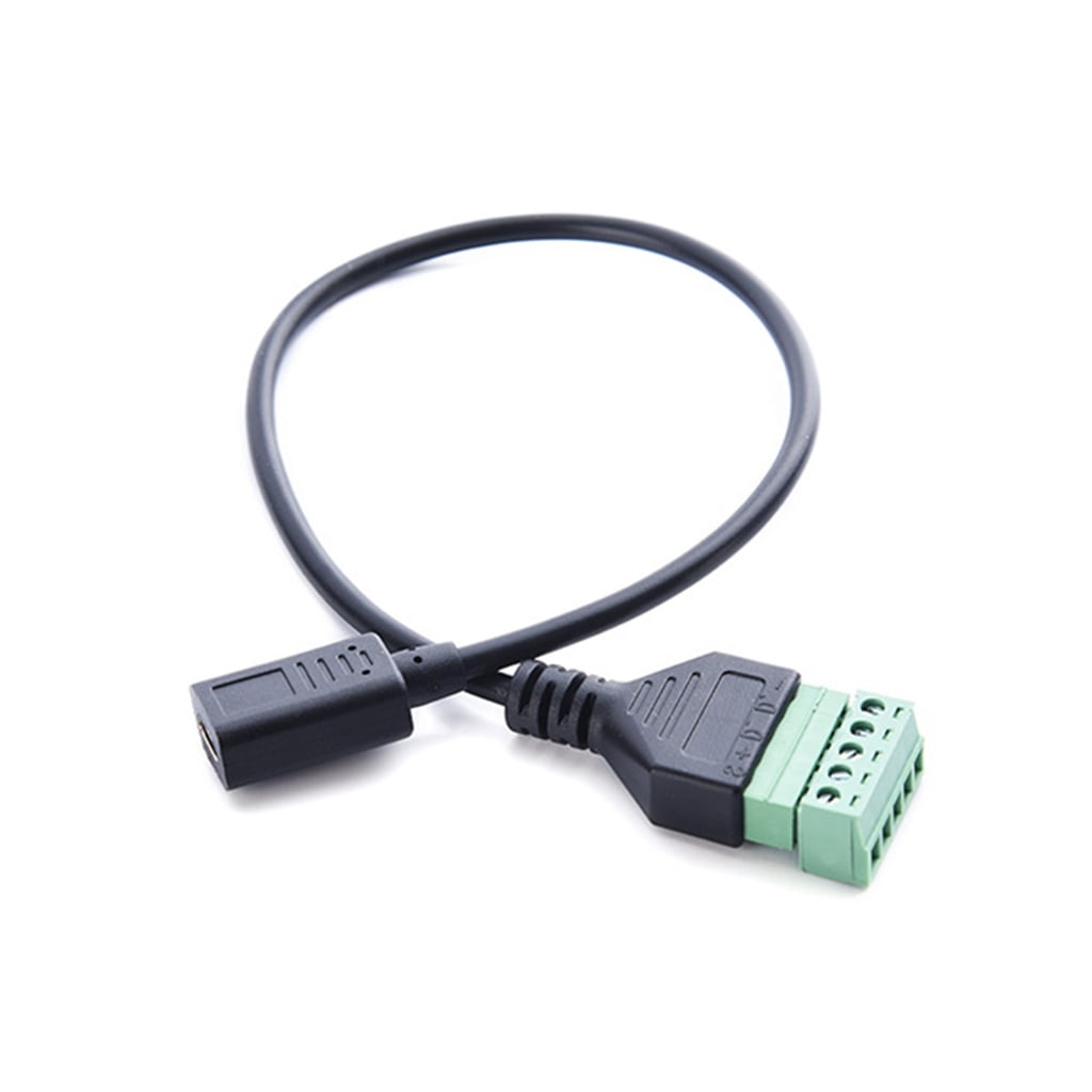 Welding Frees Data Cable Type C USB Female To 5 Pin Screw Terminals ...