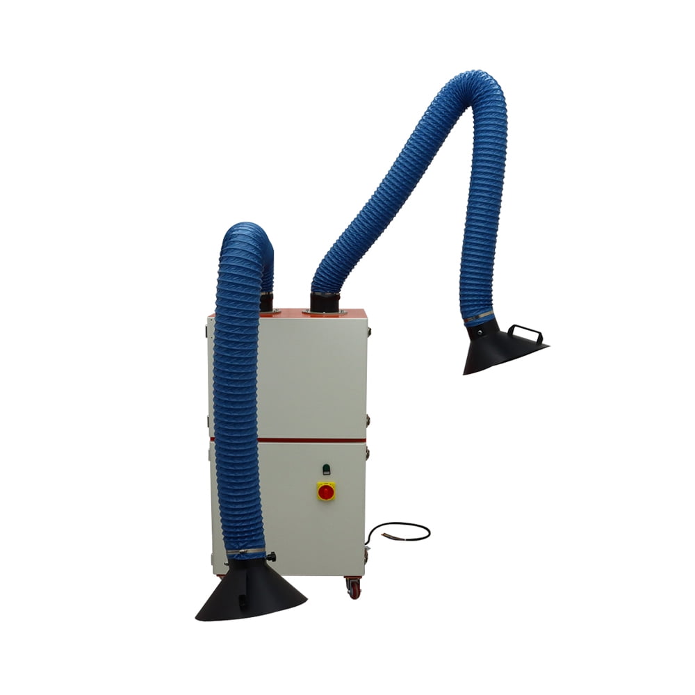 Welding Fume Collector Extractor Purifier Mobile Double Arm Industrial ...
