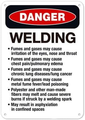 Welding Fumes And Gases May Cause Irritation Of The Eyes Nose And ...