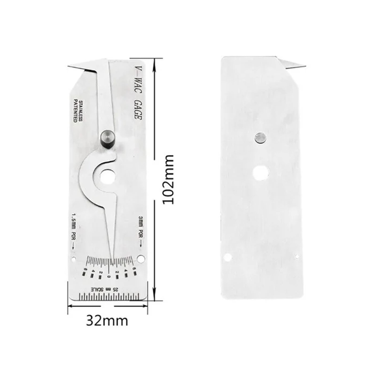 Welding Gauge Weld Inspection Gage Weld Seam Bead/Fillet/Crown Test ...