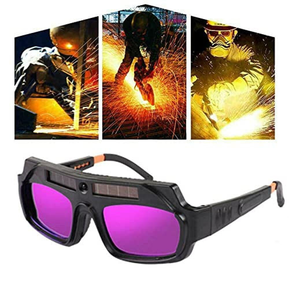 Welding Goggles Mask Auto Darkening Glasses Resist Ultraviolet Eyes Ray ...