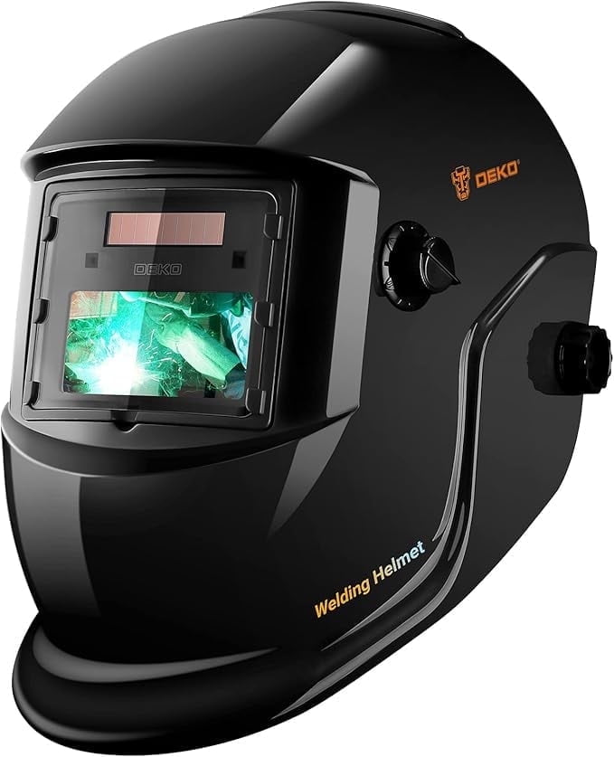 Welding Helmet Auto Darkening: DEKORPO True Color Solar Powered Auto ...