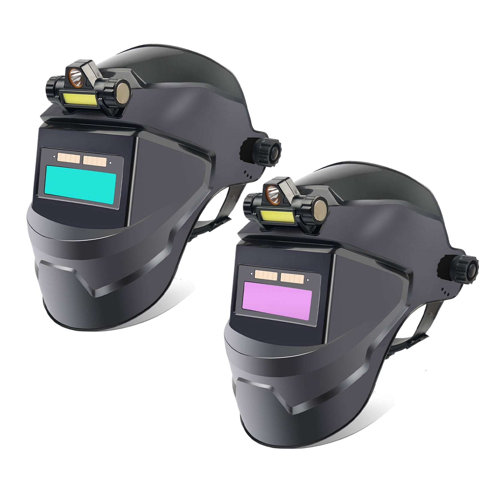 Welding Helmet with Auto Darkening – High-Temperature Resistant Face ...