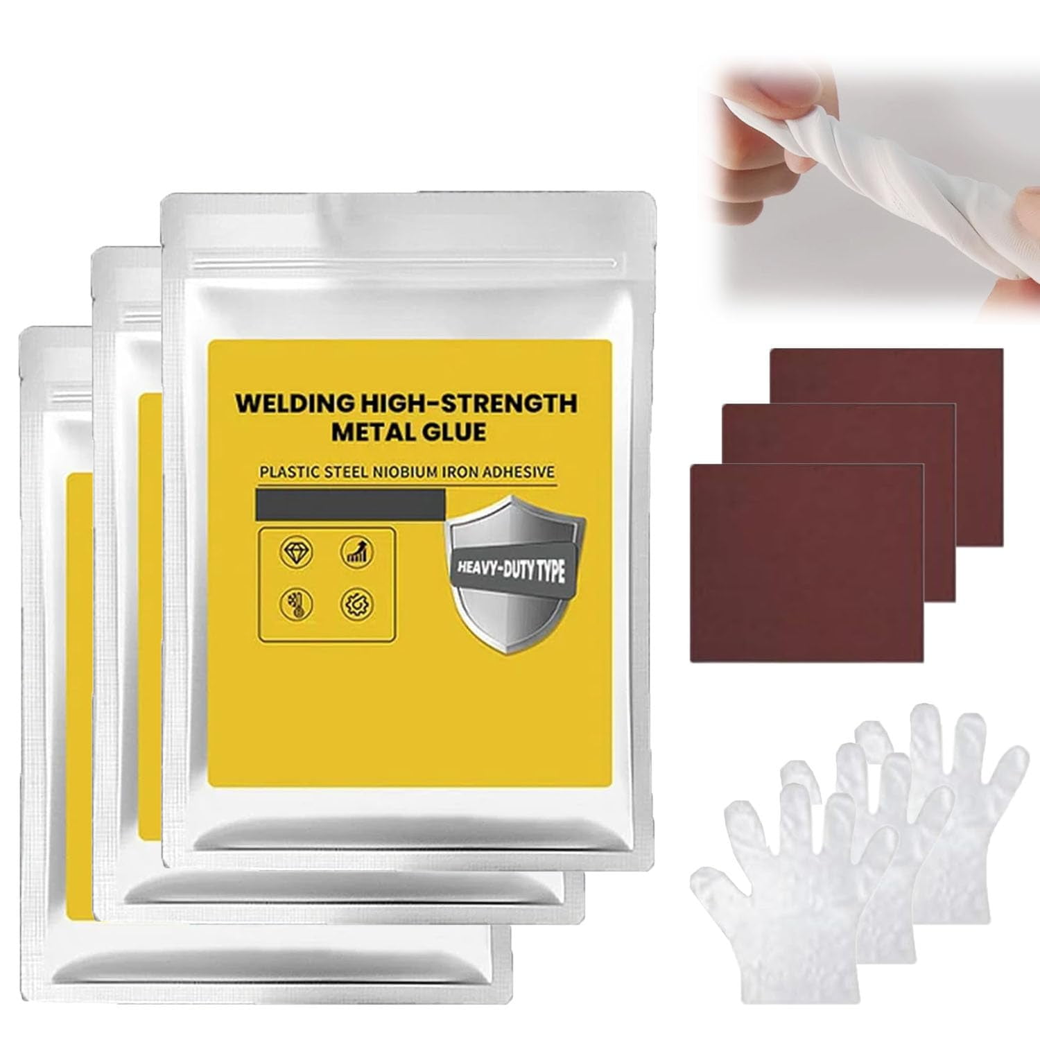 Welding High-Strength Metal Glue, Plastic Steel Niobium Iron Adhesive ...