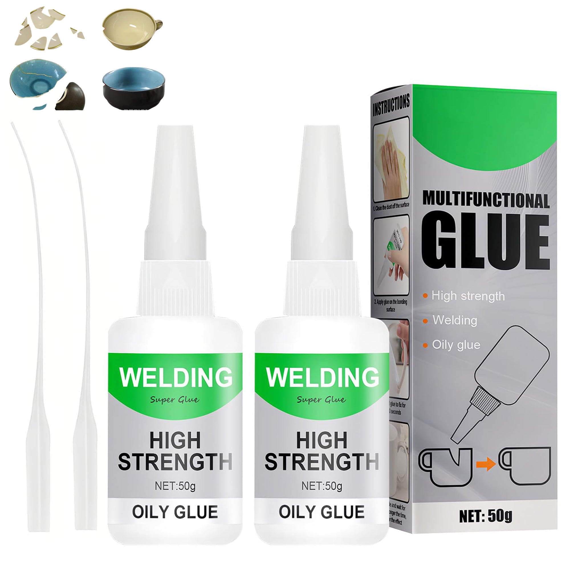 Welding High Strength Oily Glue,Instant Bonding Quick Repairs for Metal ...