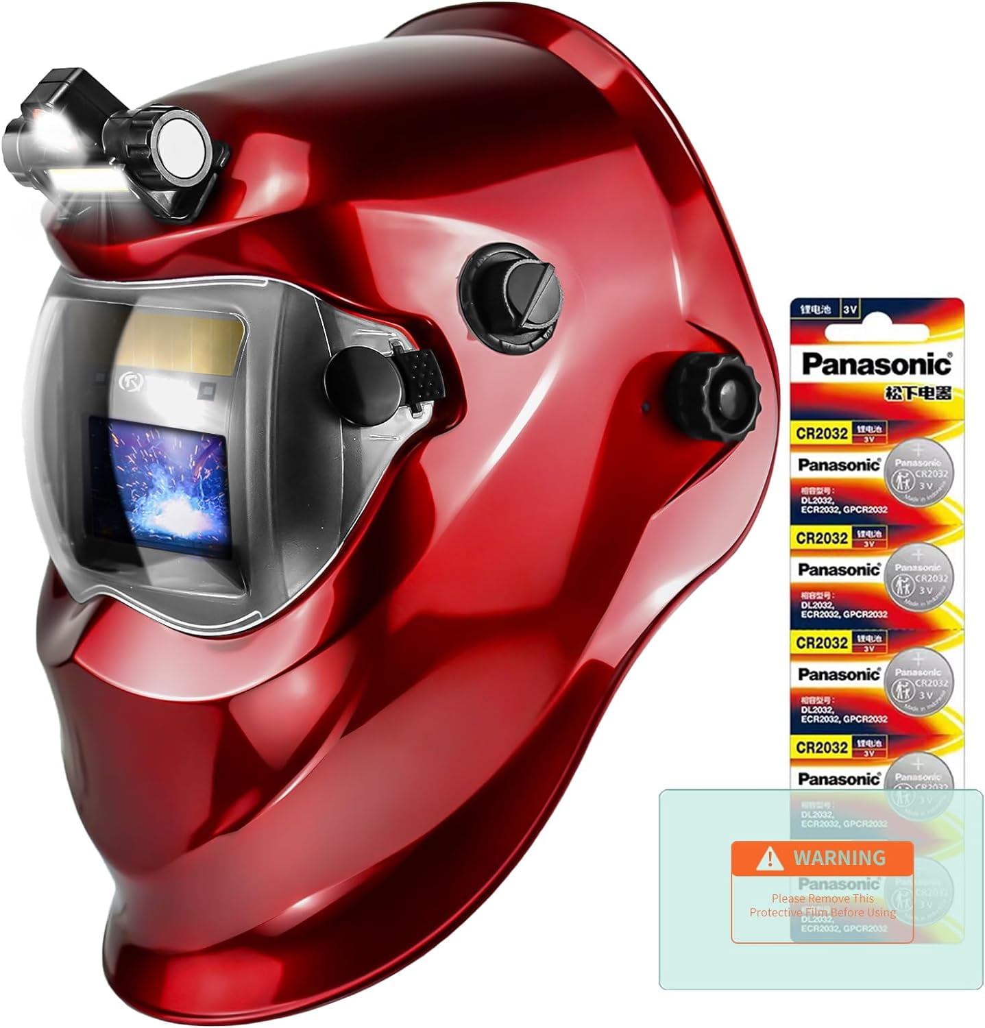Welding Hood Auto Darkening Welding Helmets for Men Solar True Color 1 ...