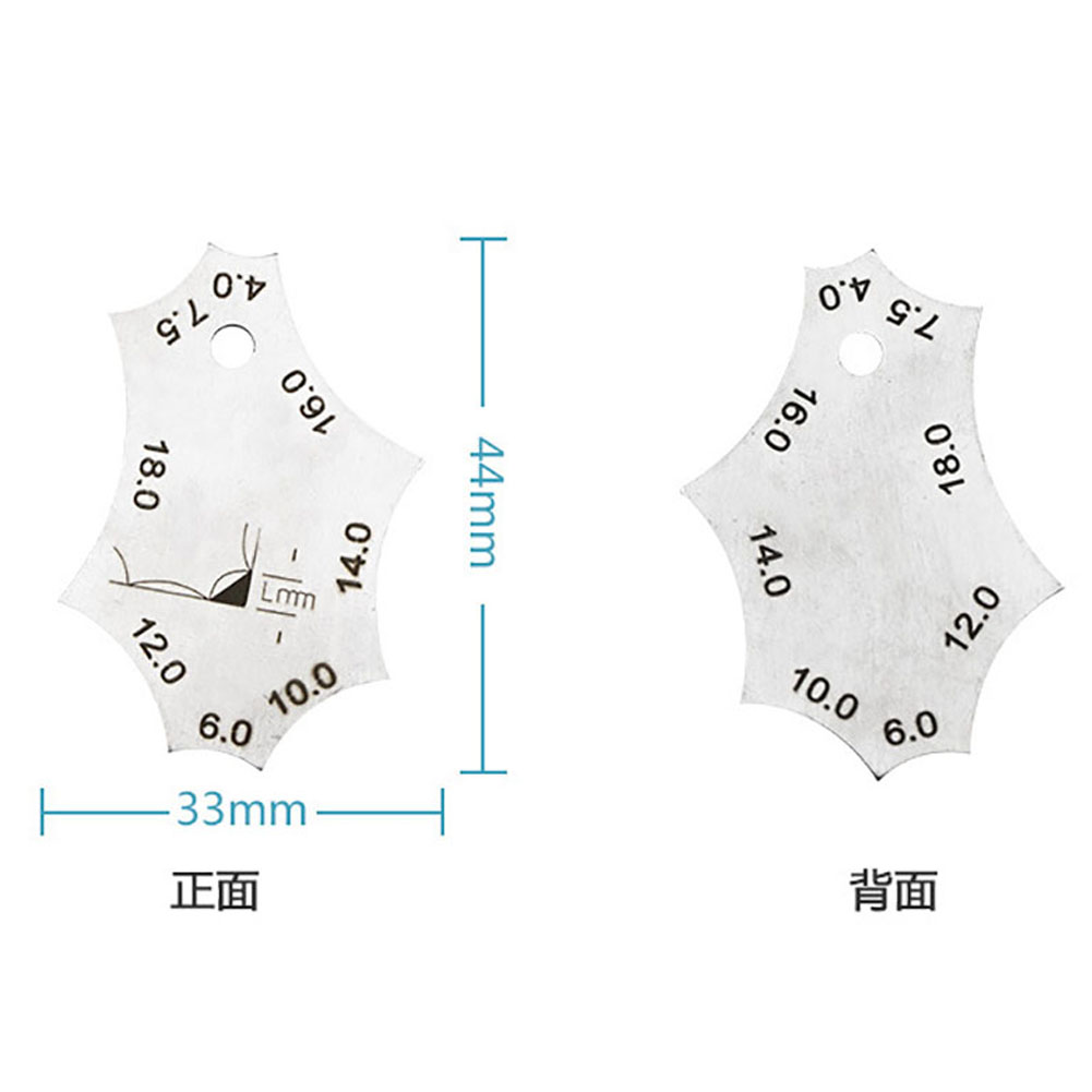 Welding Inspection Gauge, Quick Easy Measurement of Weld Sizes, High ...