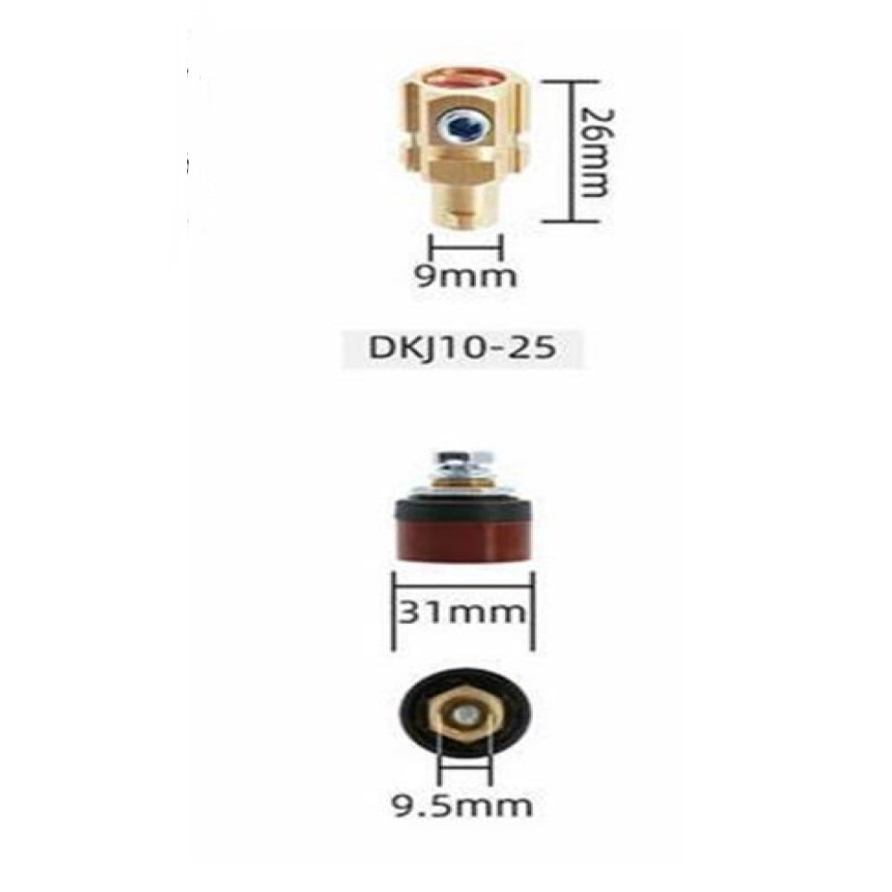 Welding Machine Output Power Welding Cable Socket High Quality Brass ...