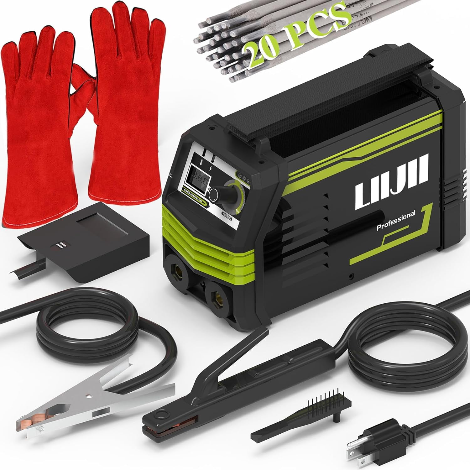 Welding Machine Stick Welder, 20 PCS Rods Welder Machine 110V 250A ...