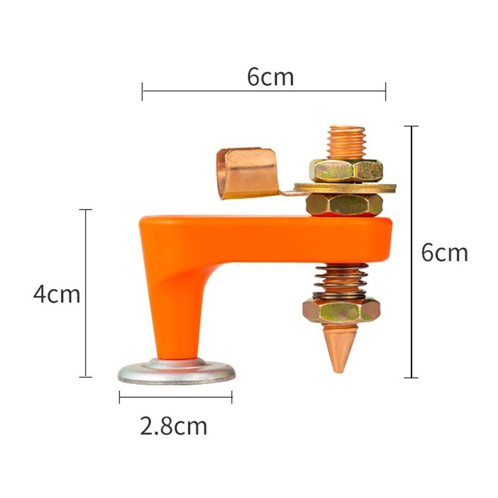 Welding Magnet Head Magnetic Welding Fix Ground Clamp Single/Double ...