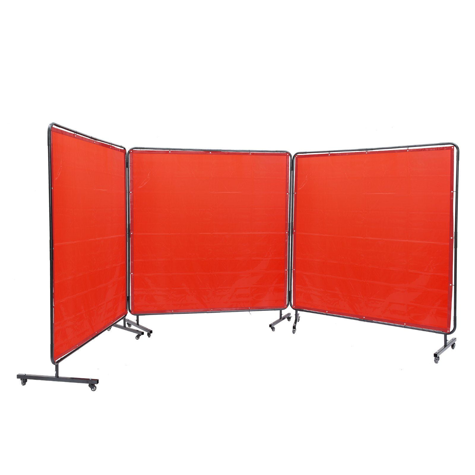 Welding Screen with Frame, 6' x 6' 3 Panel Welding Curtain Screens ...