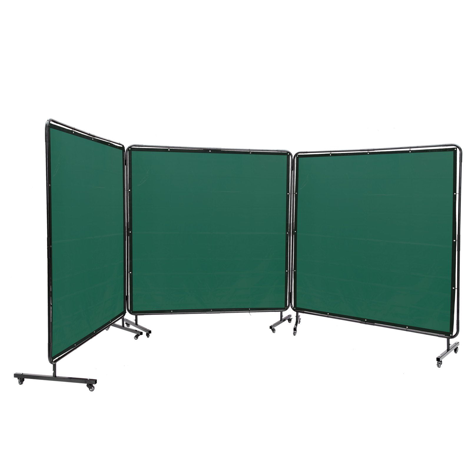 Welding Screen with Frame, 6' x 6' 3 Panel Welding Curtain Screens ...