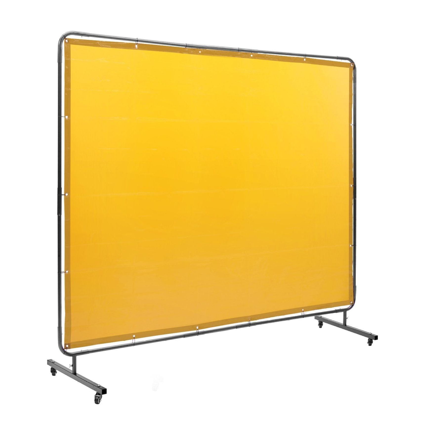 Welding Screen with Frame 6x8 FT, Flame-Resistant Welding Curtain ...