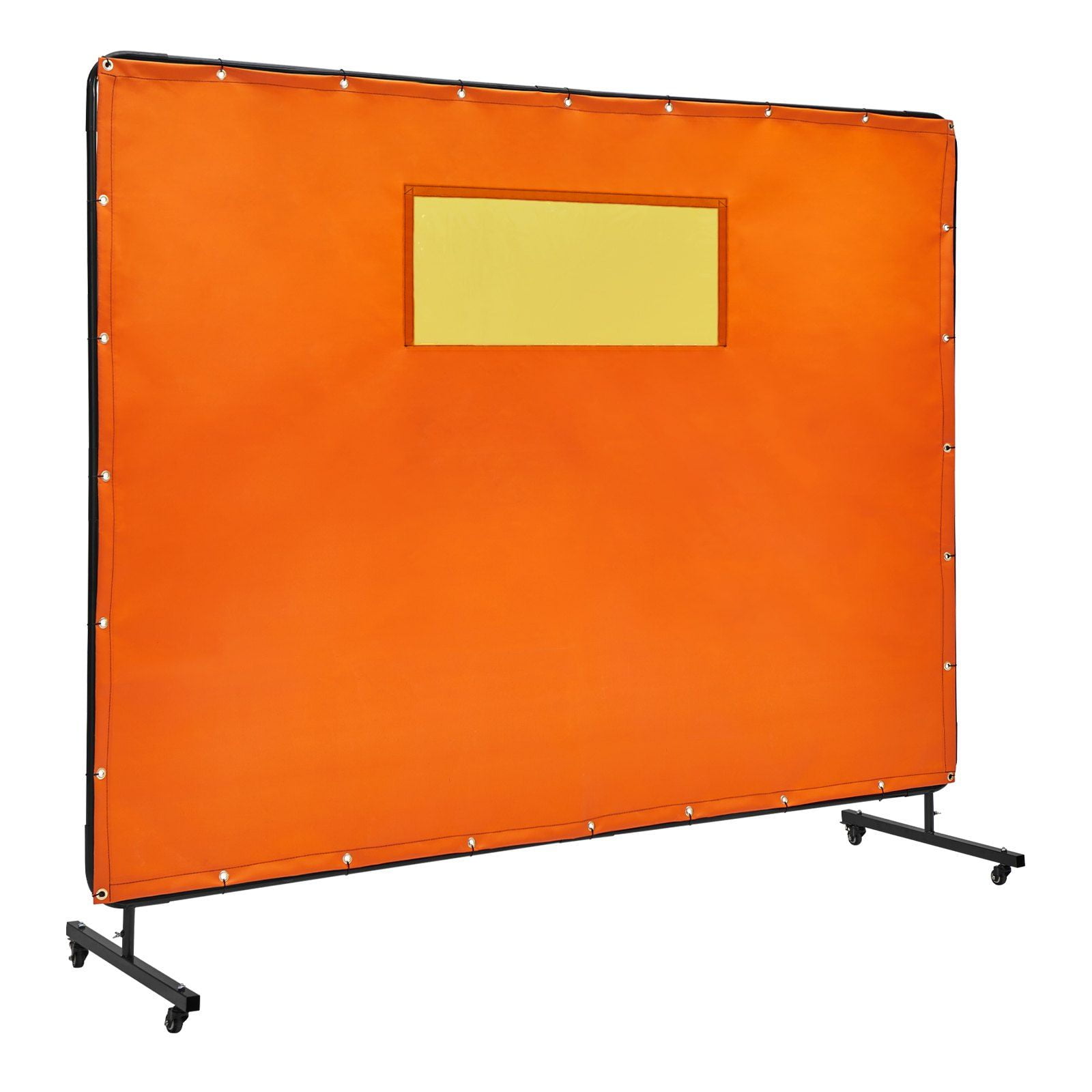 Welding Screen with Frame, Flame-Resistant Vinyl Welding Protection ...