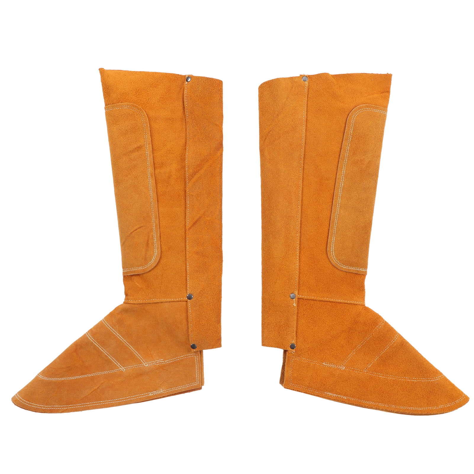 Welding Spats Cowhide Adjustable Size Fireproof Hoop and Loop Welding ...