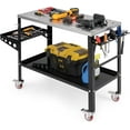 Welding Table, 1200 lbs Load Capacity Welding Workbench Table with Tool ...