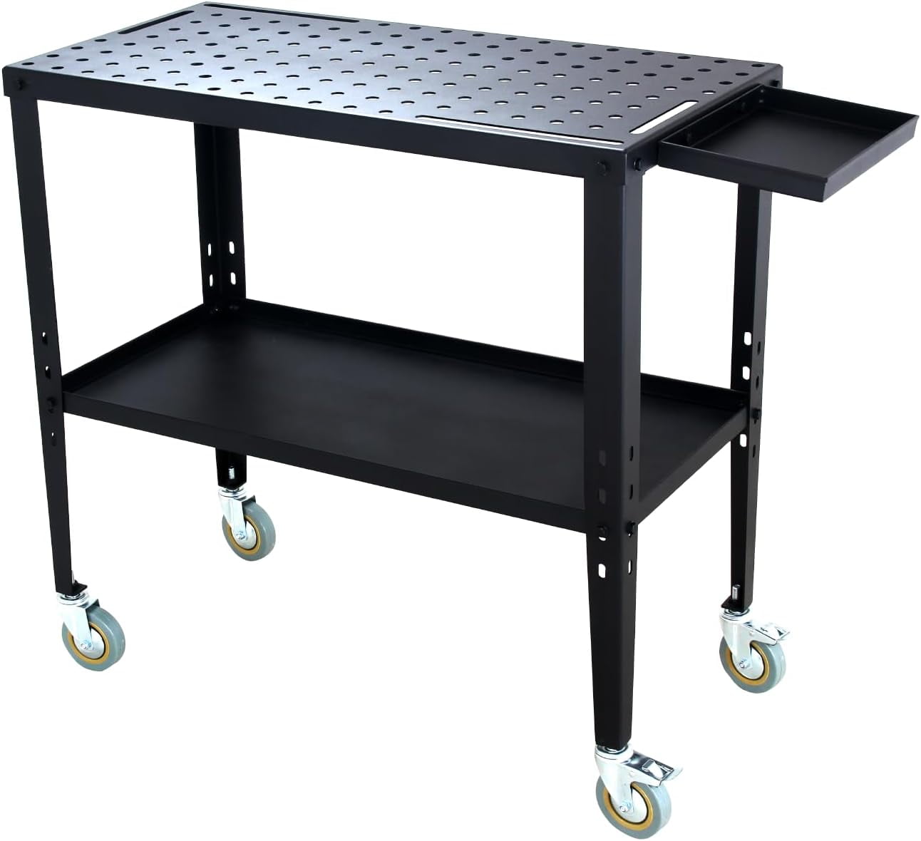 Welding Table 18" x 36", 1200lbs Load Capacity Portable Work Bench with ...