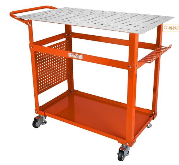 Welding Table 35"x24", 2000LBS Load Capacity Steel Welding Workbench ...