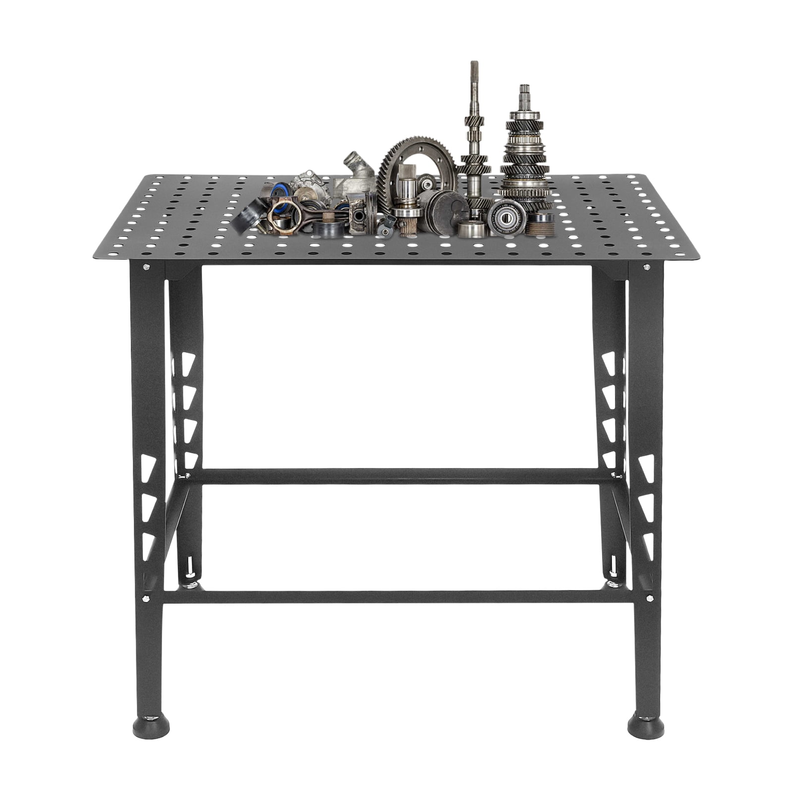 Welding Table 36''×24" Adjustable Industrial Workbench 600lbs Load ...
