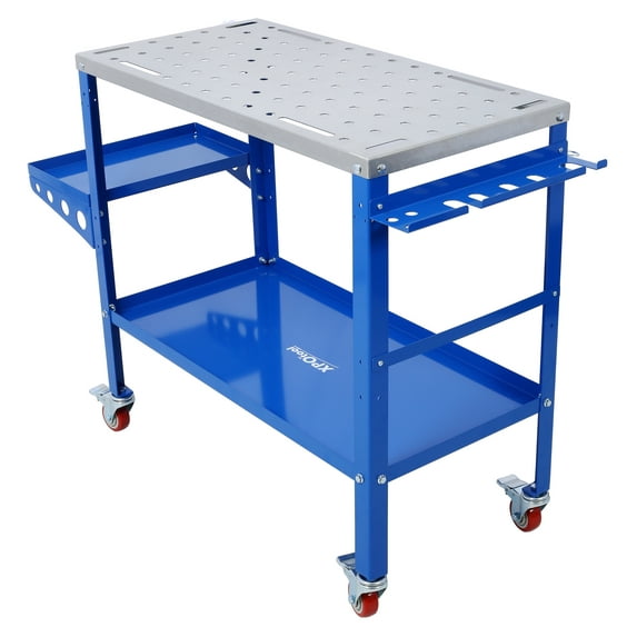 Welding Table 36"x18", 1200lbs Load Capacity Steel Welding Workbench ...