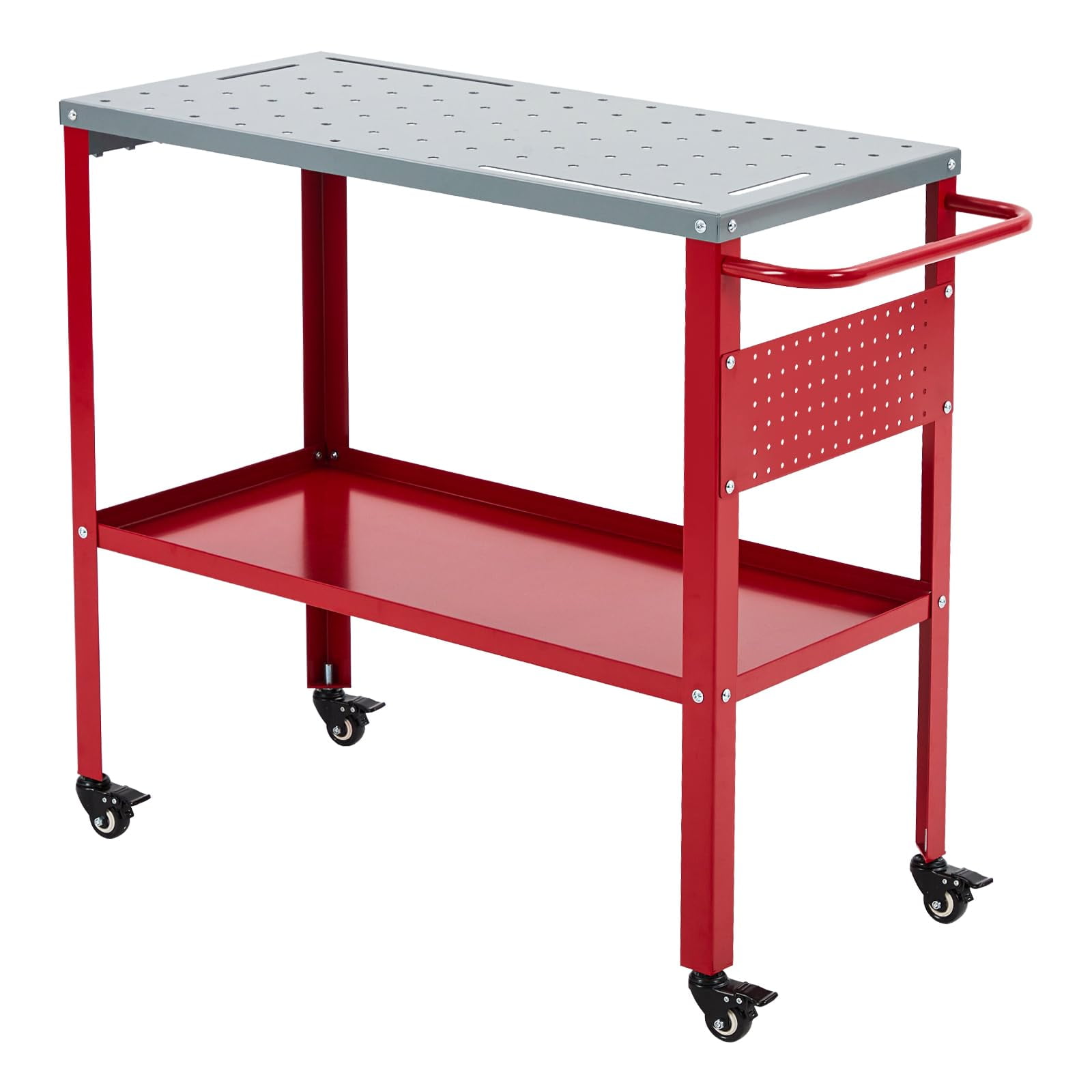 Welding Table 36"x18",1200lbs Welding Workbench,Movable Welding Table ...