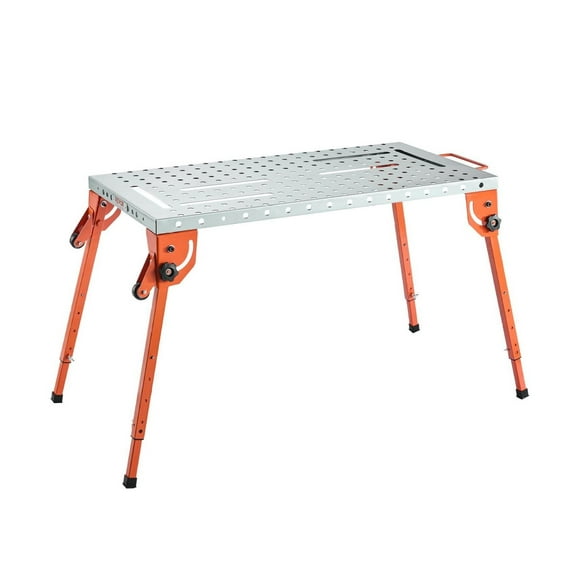 Welding Table 44 x 21 Inch 500lbs Capacity Folding Workbench ...