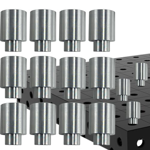 Welding Table Fixture Pins 12 Pcs 5/8 x 1 x 1.5 Stop Alignment Aluminum ...