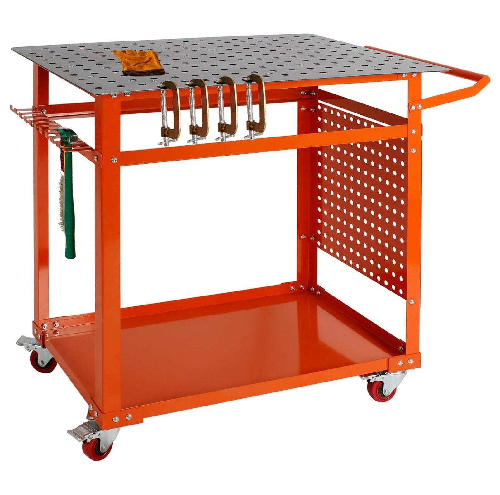 Welding Table Welding Cart 32''×24'',1200lbs Load Capacity Industrial ...