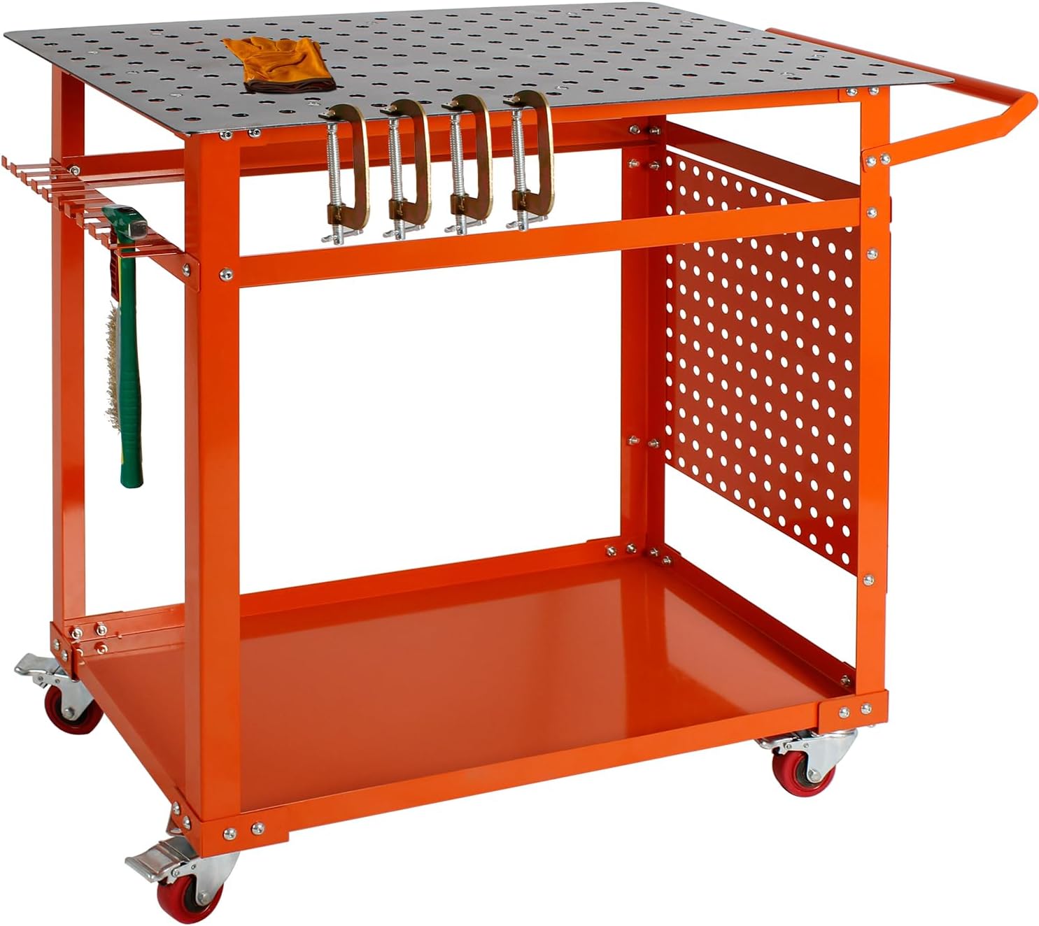 Welding Table Welding Cart 32''×24'',1200lbs Load Capacity Industrial ...