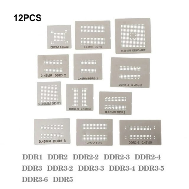 Welding Tools Memory Directly Heat For Bga Reballing Stencils Template Holder