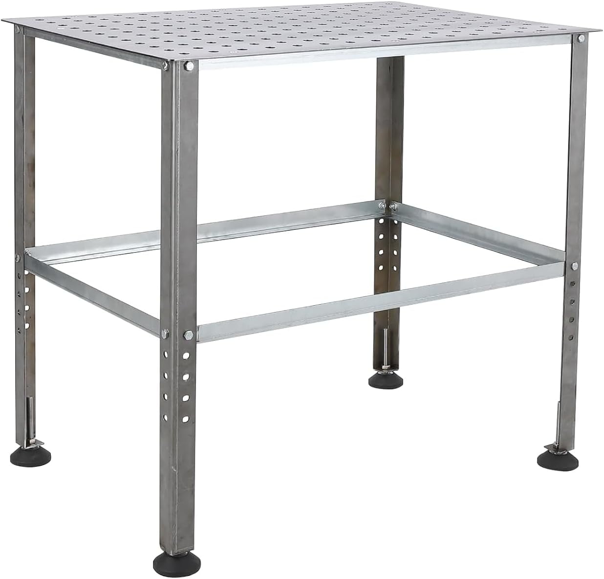 Welding Workbench 36x24 Inch with 5/8" Fixture Holes 0.12" Thick Heavy ...