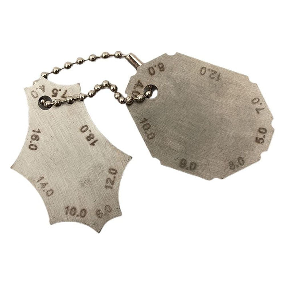 .Welding gauge key pocket gauge 2-piece weld inspection ruler - Walmart.com