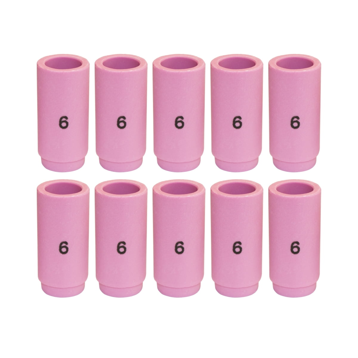WeldingCity 10 Alumina Ceramic Cup Nozzles 13N10#6 for TIG Welding ...