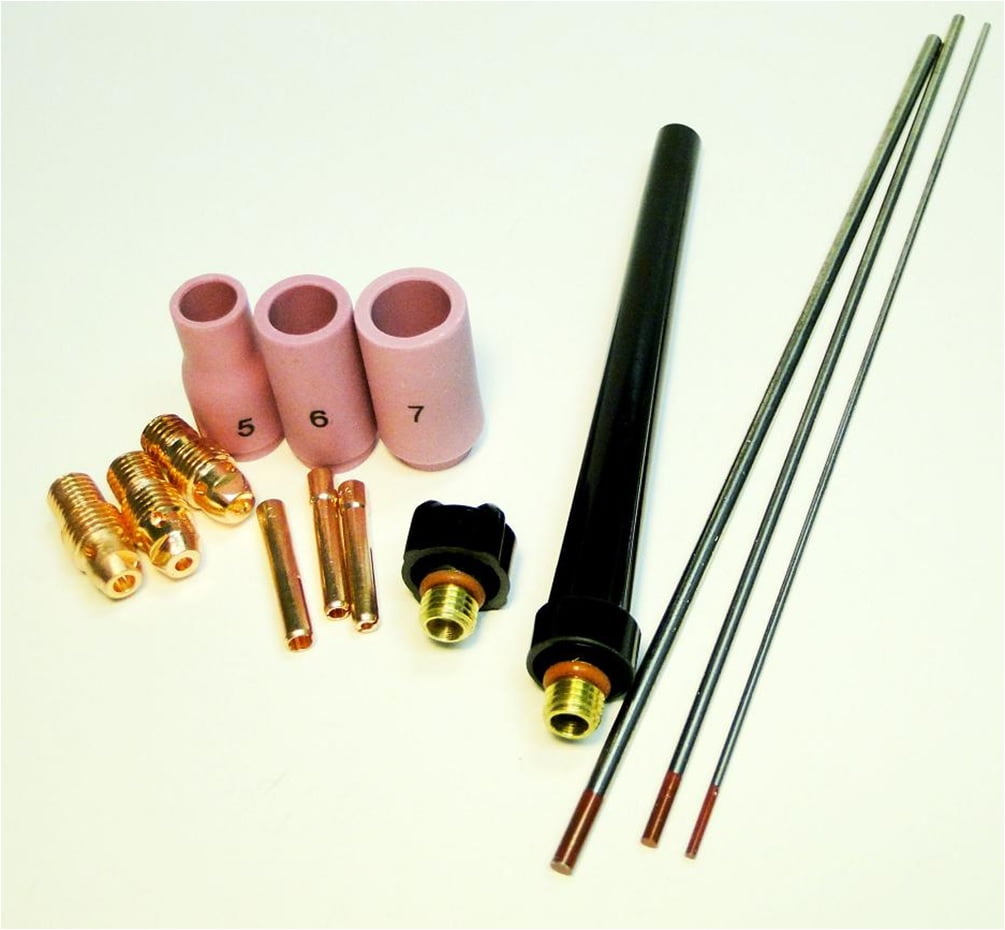 WeldingCity 14-pcs TIG Welding Torch Accessory Kit 1/16-3/32-1/8 (AK4 ...