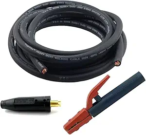 WeldingCity 15-ft 1/0-AWG USA-made Heavy Duty Welding Cable with Stick ...