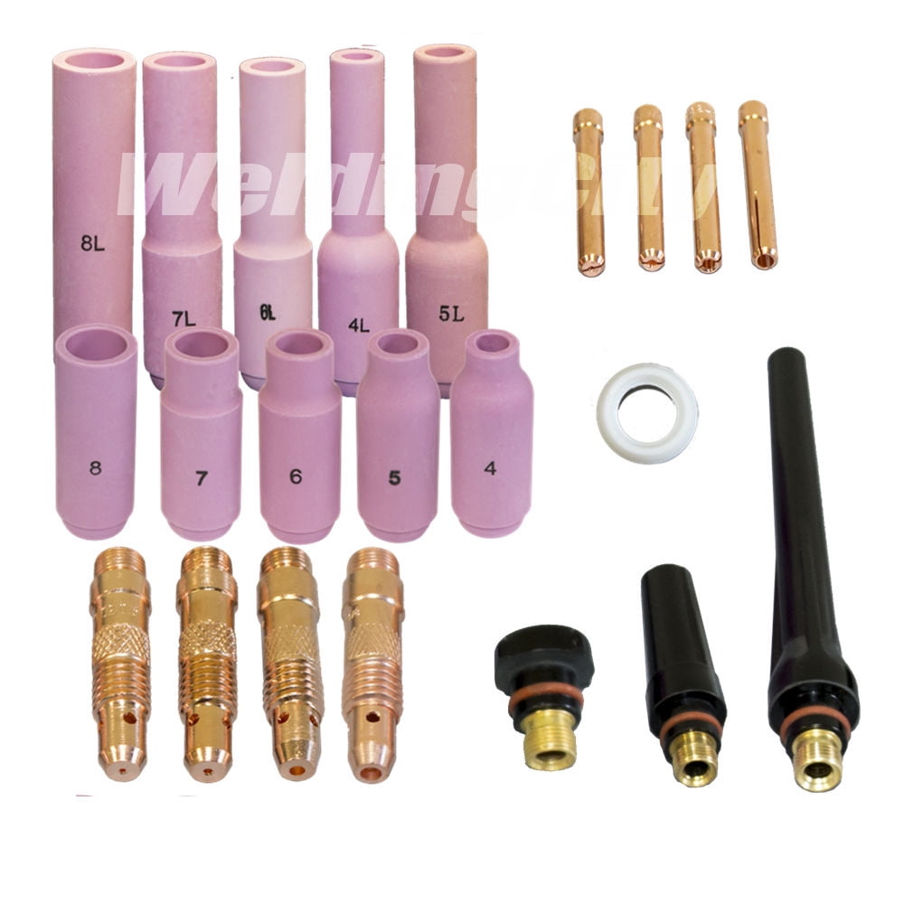 WeldingCity 22-pcs Accessory Kit (Collet-Collet Body-REGULAR & LONG ...