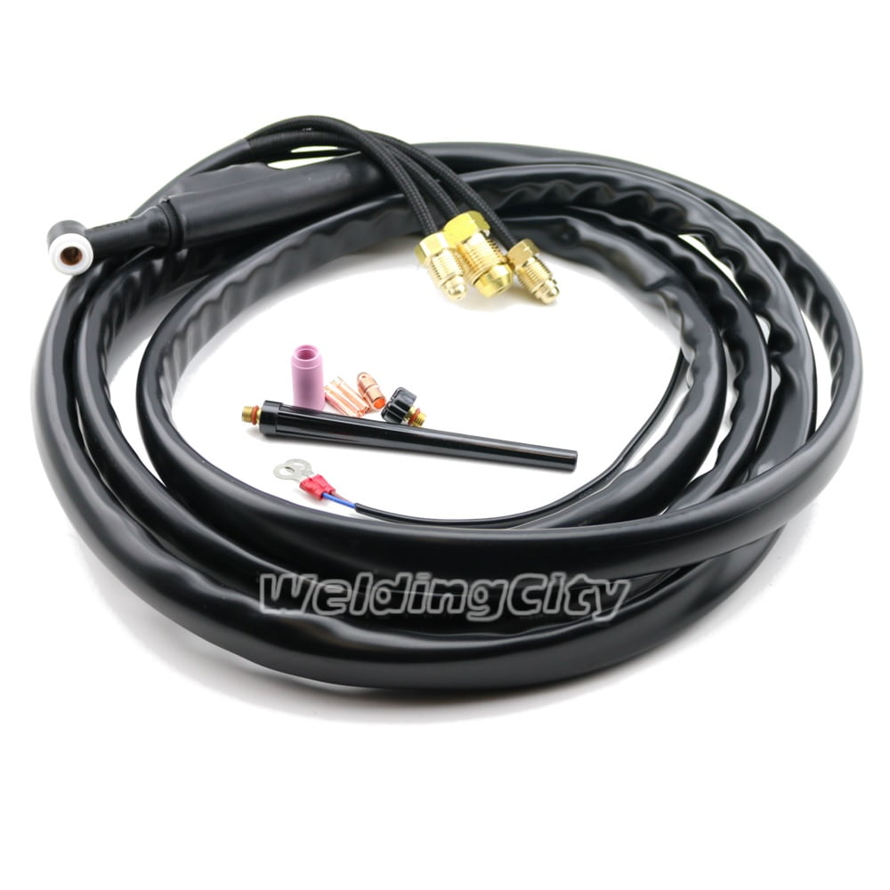 WeldingCity 250-amp Water-cooled WP-20-12R TIG Welding Torch Package with 12.5-ft Power Cable ...