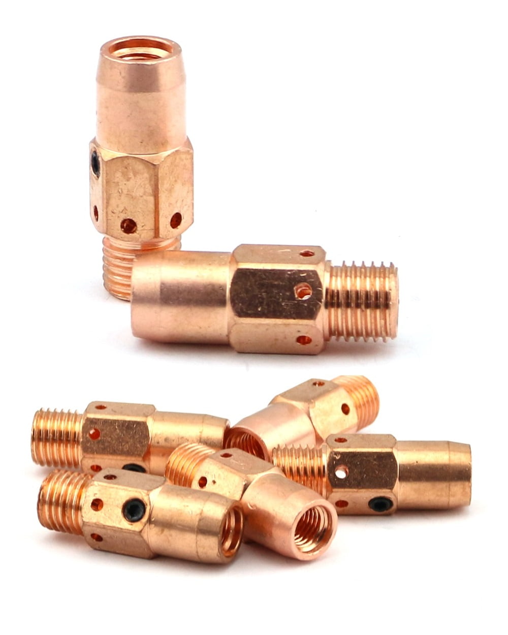 WeldingCity 5-pcs Gas Diffusers 55H for Lincoln Magnum 500-600 Tweco No.5- No.6 MIG Welding Guns ...