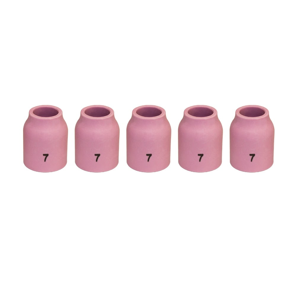 WeldingCity 5-pk Alumina Ceramic Cup 53N61 #7 7/16" for Gas Lens Setup ...