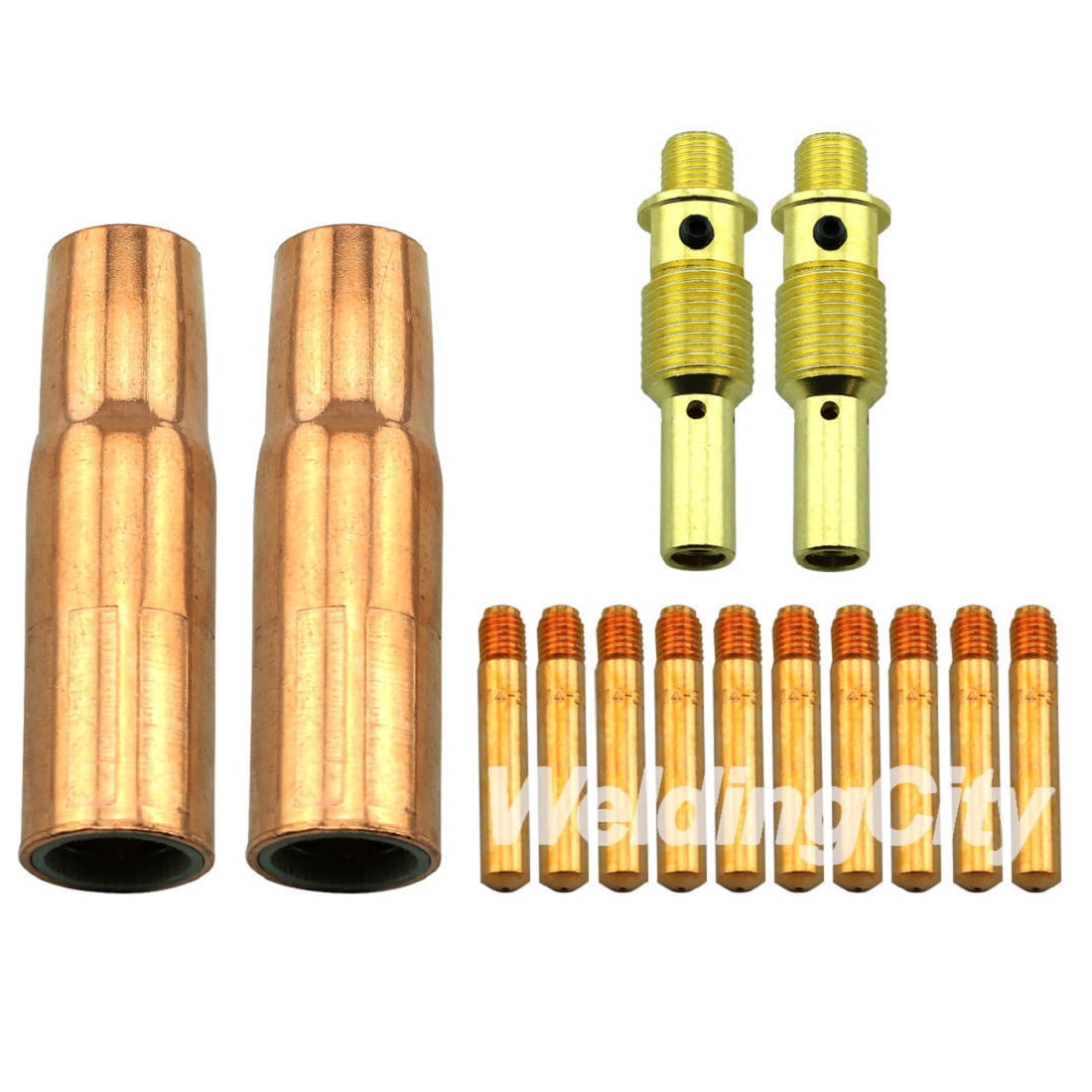 WeldingCity MIG Welding Gun Accessory Kit 0.030" (Contact Tip-23 Nozzle ...
