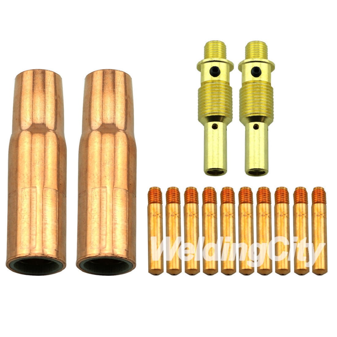 WeldingCity MIG Welding Gun Accessory Kit 0.035" (Contact Tip-23 Nozzle ...