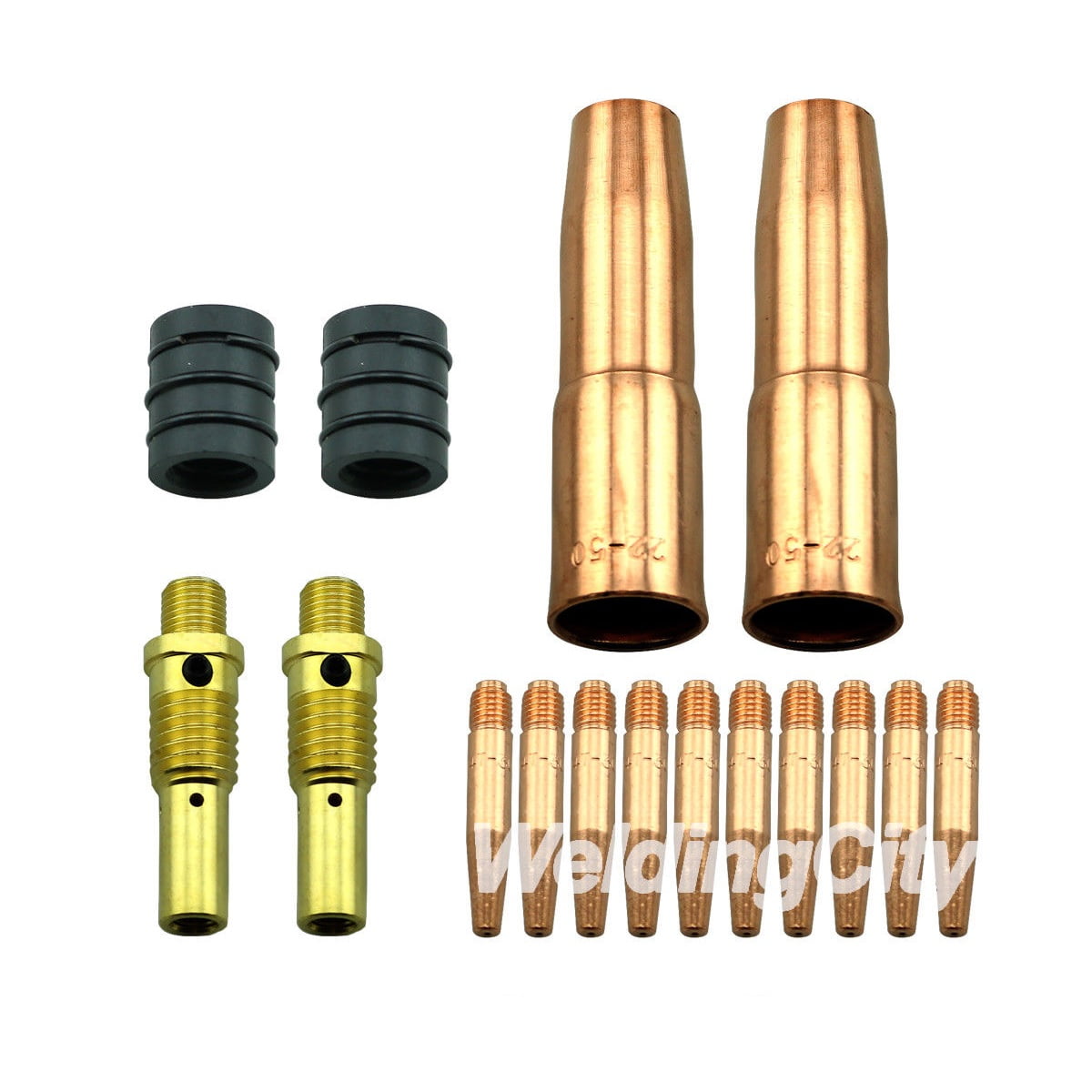 WeldingCity MIG Welding Gun Accessory Kit .023" (Tapered Contact Tip ...