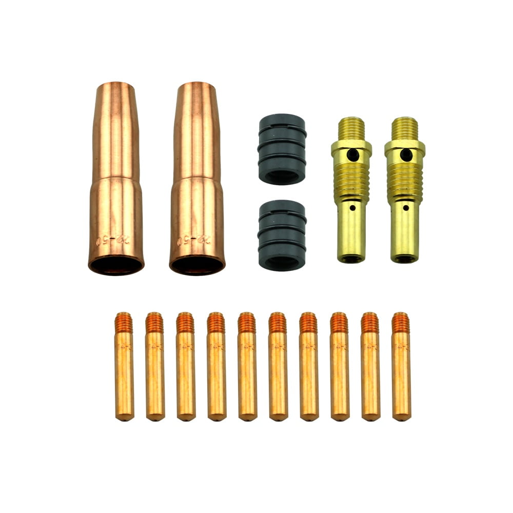 WeldingCity MIG Welding Gun Accessory Kit (.030") Contact Tip-Gas Nozzle-Gas Diffuser-Nozzle ...