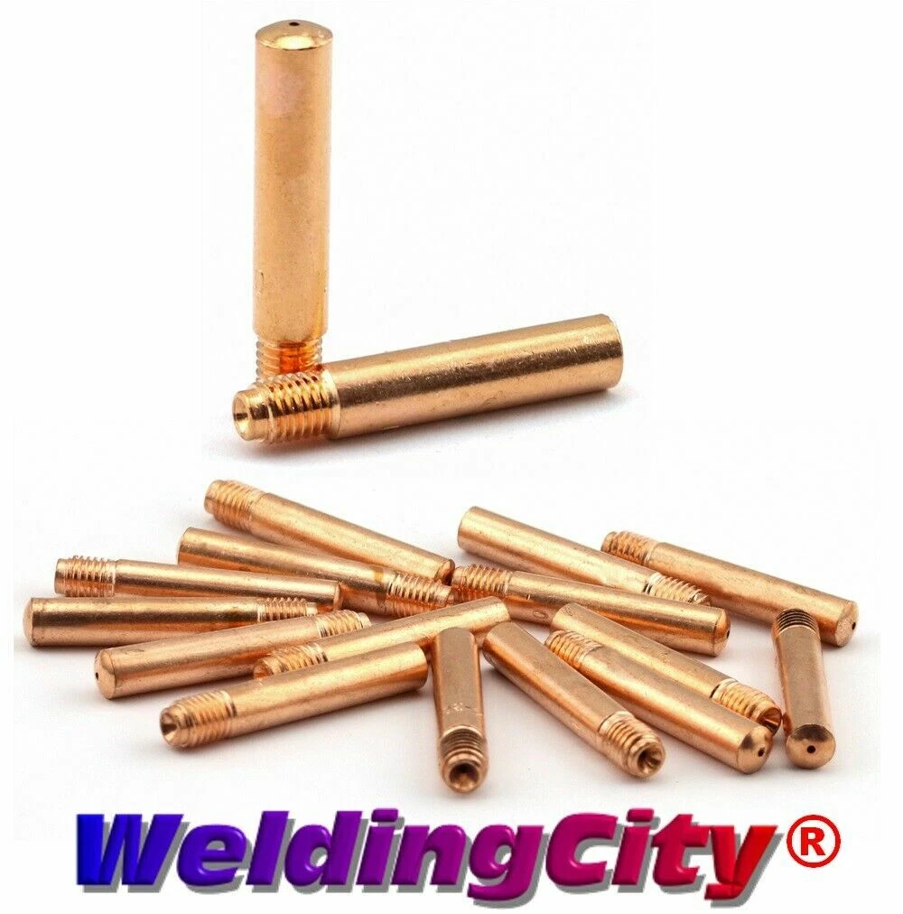 Weldingcity® 25-Pk Mig Welding Gun Contact Tip 14-45 For Tweco Lincoln ...