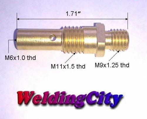 Weldingcity Mig Welding Gun Accessory Kit .035" (Contact Tip Gas Nozzle ...