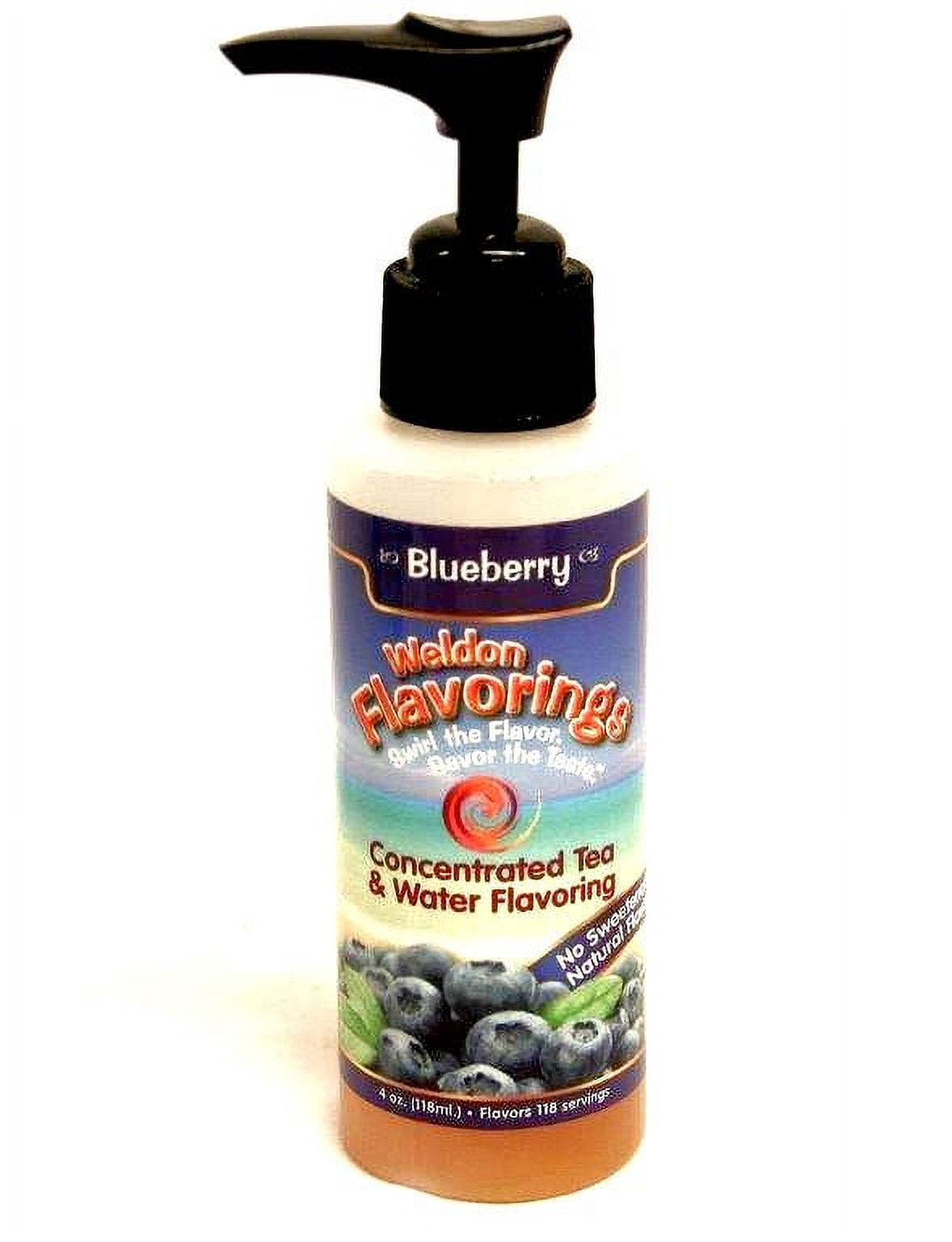 Weldon Flavorings, Blueberry Unsweetened Tea/Water Flavoring (Includes ...