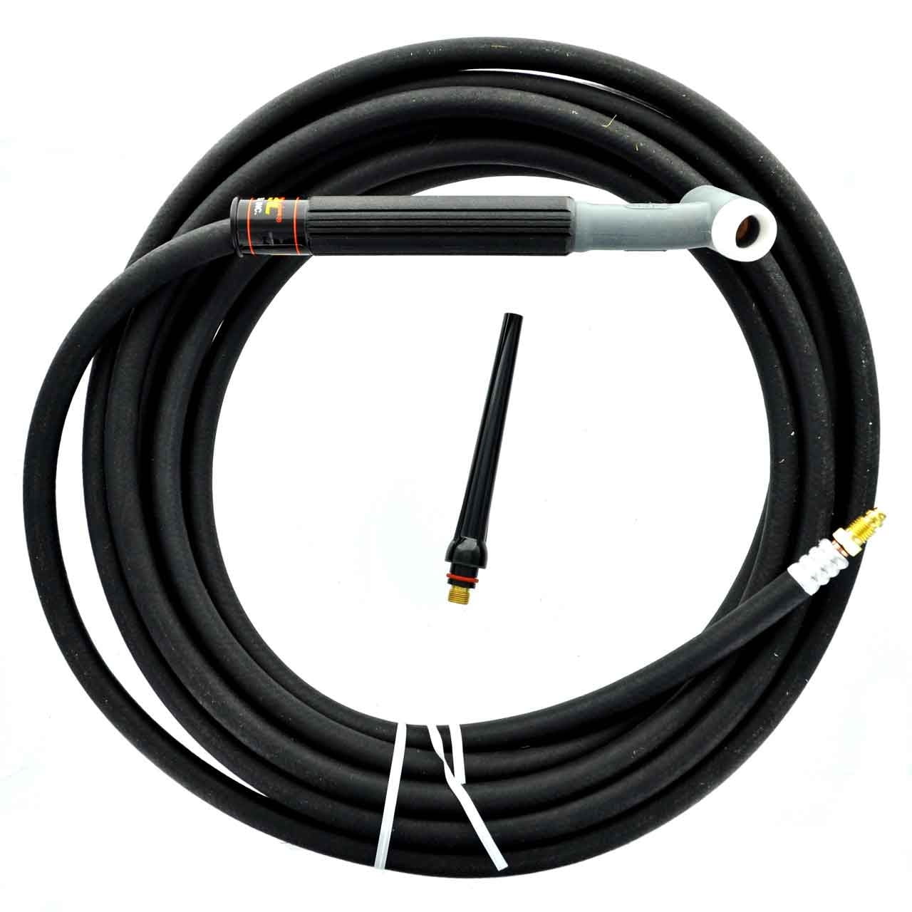 Weldtec WT-17-25RT TIG Torch Kit, 25', Twister Cable, Rubber - Walmart.com
