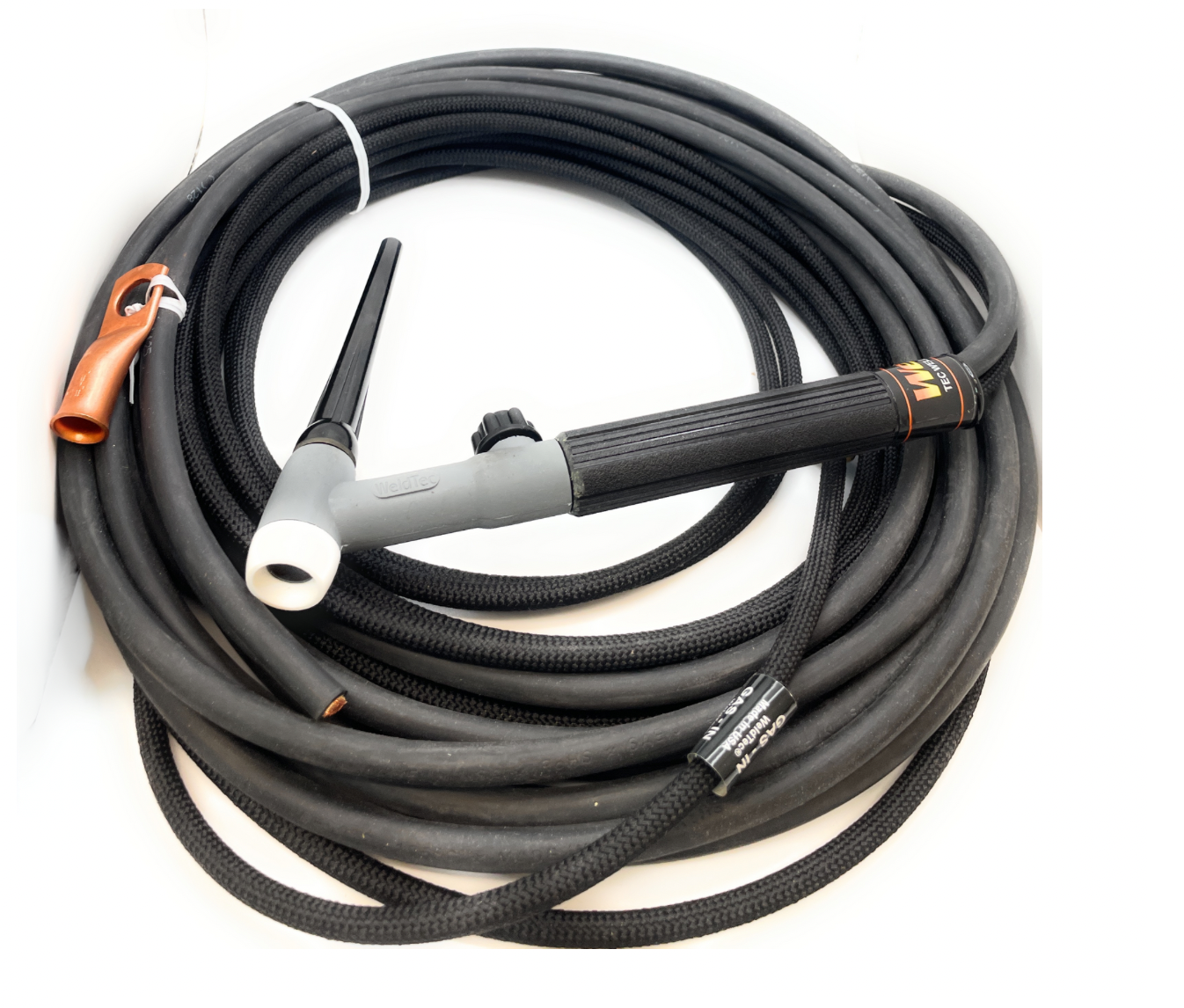 Weldtec WT-17FV-25-2 TIG Torch Kit, 25', Flex Head, Valve, 2 Line ...